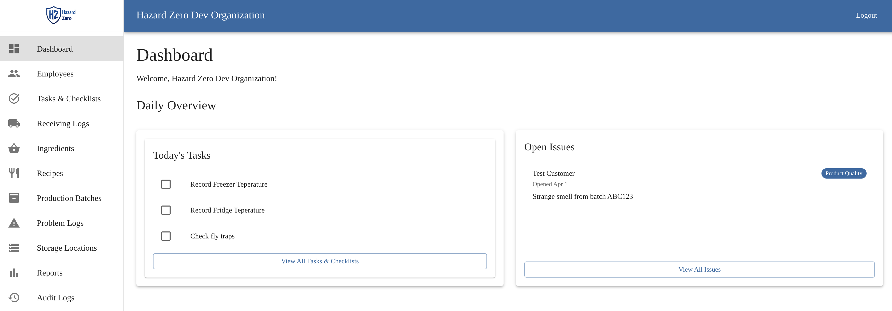 Hazard-Zero | HACCP Compliance Made Easy